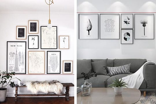 9 tips on how to arrange posters prints and visual artwork on your ...
