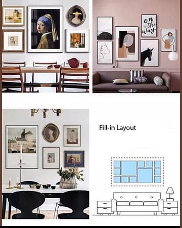 9 tips on how to arrange posters prints and visual artwork on your ...